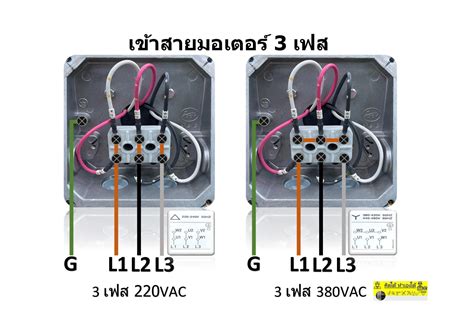 คิดได้ ทำเองได้ การเข้าสายมอเตอร์ 3 เฟส
