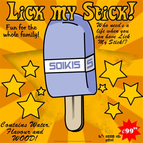 Lick My Stick By Shacharsoikis On Deviantart