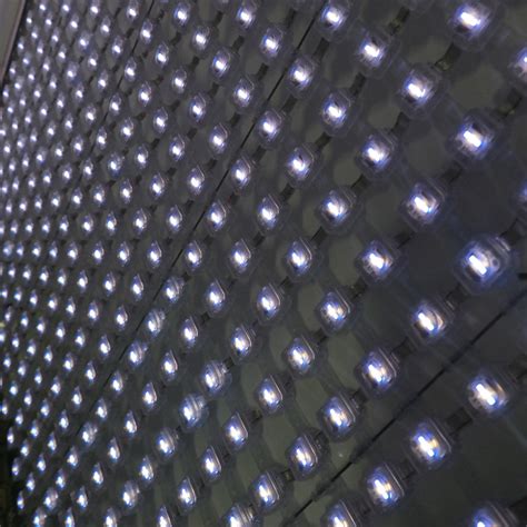 P50 Dmx Rgb Led Pixel Mesh Screen For Media Facade Projects