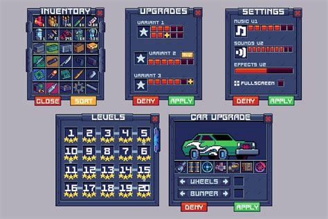 Free Gui For Cyberpunk Pixel Art Download