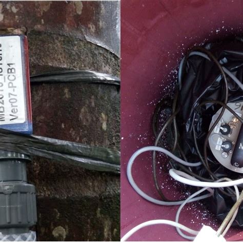 Infrasound Sensor Model Mb2016 Tied To A Tree Left And Guralp 6 Td