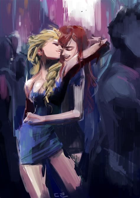 Elsanna In The Club By Ahn Dory On Deviantart