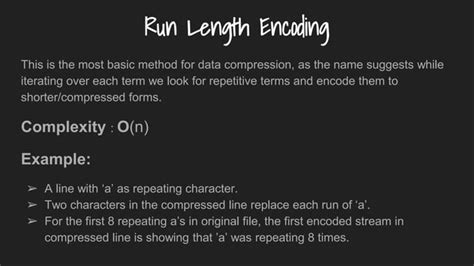 data compression algorithms pptx
