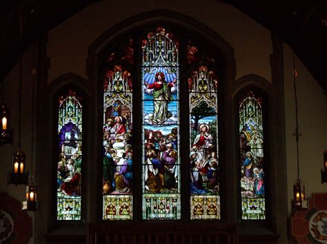 Stained Glass In Christ Church Cathedral Vancouver Flickr Photo