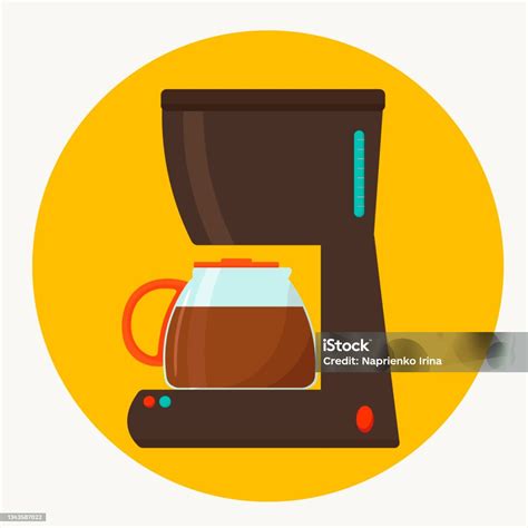 커피 머신 벡터 플랫 디자인 일러스트레이션 고립 된 메이커 에스프레소 커피메이커에 대한 스톡 벡터 아트 및 기타 이미지 커피