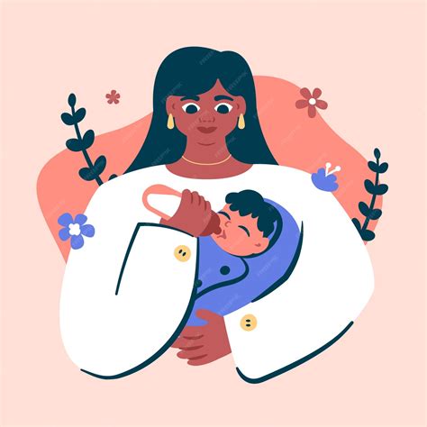 Free Vector Hand Drawn Breastmilk Illustration