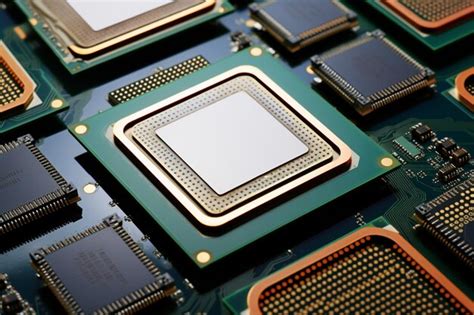 Premium Ai Image Cluster Of Cpus Central Processor Units Isolated On Neutral Background