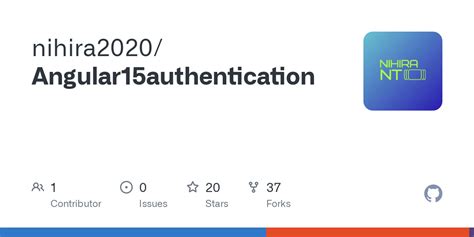 Github Nihira2020angular15authentication