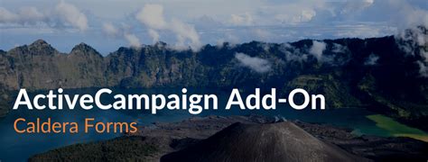 Activecampaign Add On For Caldera Forms Wordpress Form Builder
