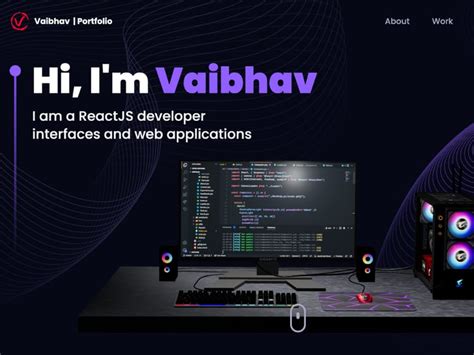 A 3d Portfolio From Threejs And React Technology Upwork