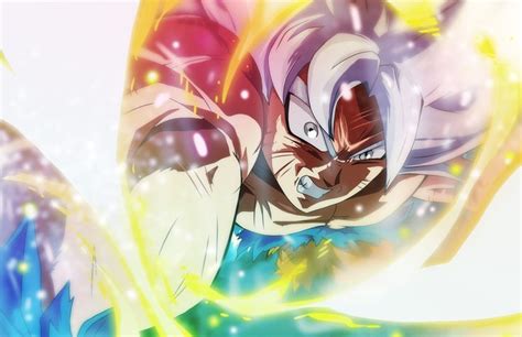 Goku Ultra Instinto Anime Style Anime Illustration