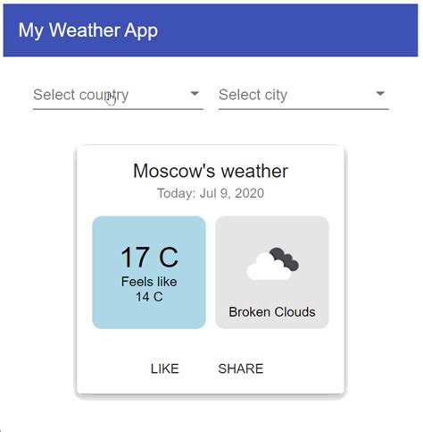 Rxjs In Angular Creating A Weather App Zoaib Khan