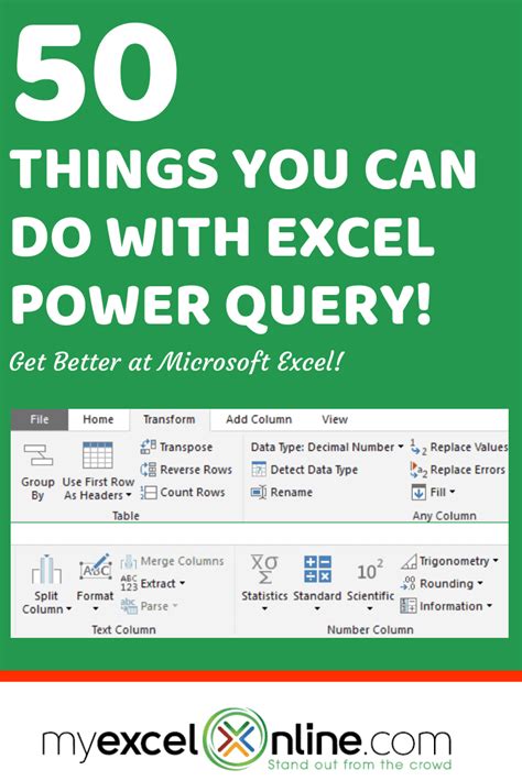 50 Things You Can Do With Excel Power Query Artofit
