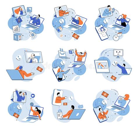 Online Team The Online Community Served As Hub For Business