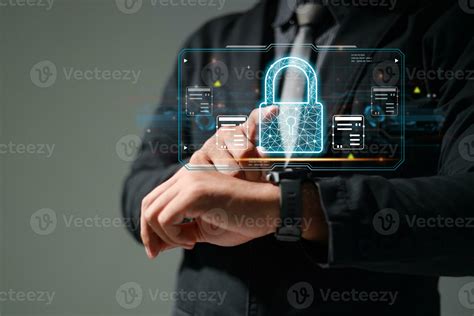 Protection Network Security Safe Your Data Concept Digital Crime By An Anonymous Hacker