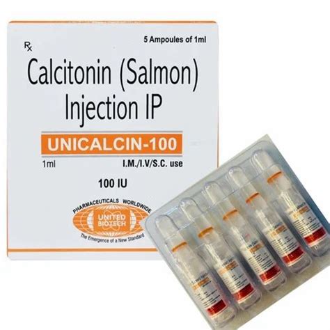 Calcitonin Salmon Injection 100 Iu At ₹ 248 Box In Surat Id 2853874951633