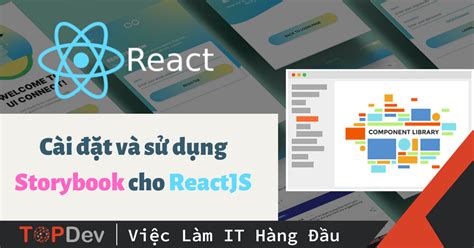cài đặt và sử dụng storybook cho reactjs