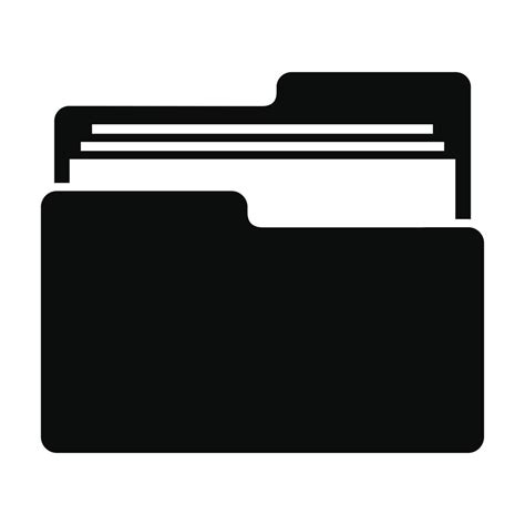 File Folder Icon Simple Style 14467342 Vector Art At Vecteezy