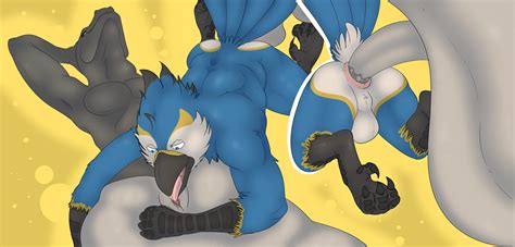 Rule 34 Anal Anal Sex Anthro Apode Avian Balls Bird Draconcopode Duo Genitals Hi Res Kyain