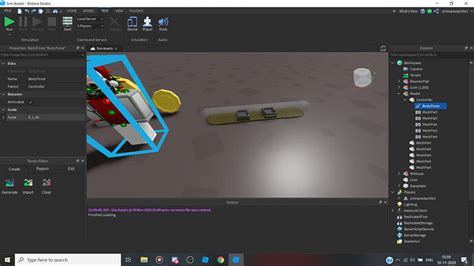 Motor6d Interfering With Bodyforce Scripting Support Developer