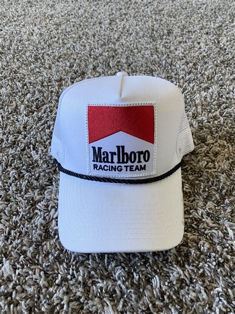 Vintage Vintage Marlboro Racing Trucker Hat Grailed
