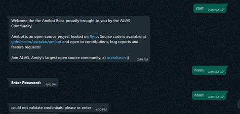 Start Issue Issue Asetalias Amibot GitHub