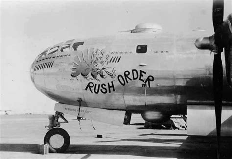 Boeing B 29 Superfortress 42 63393 Nose Art Rush Order World War Photos