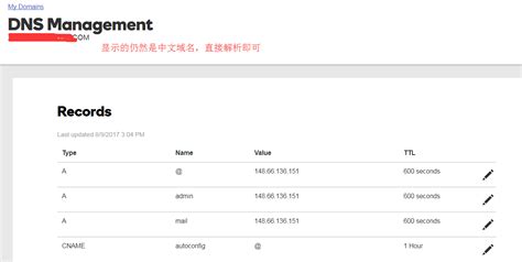 GoDaddy虚拟主机成功绑定中文域名教程 Godaddy中文指南