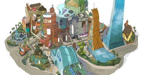 Zootopia Concept Art By Cory Loftis Concept Art World