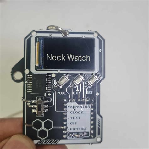 Neck Watch Pico Zero Cyberpunk 6 Steps Instructables