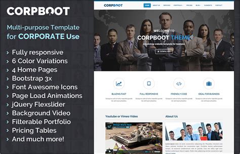 20 bootstrap html templates free and premium templates
