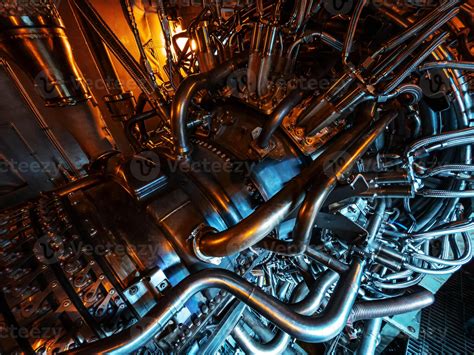 A Gas Turbine With A Design Of Bypass Pipelines And Elements 10705396