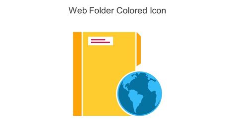 Web Folder Colored Icon In Powerpoint Pptx Png And Editable Eps Format Ppt Template