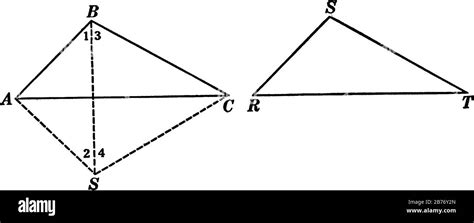 An Illustration That Is Used To Show That Two Triangles Are Equal If The Three Sides Of One Are