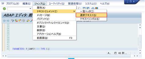 Oknoblog 【abap】parameters