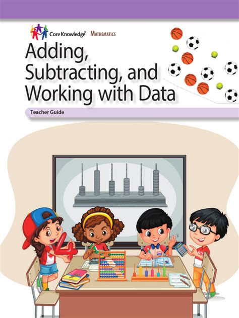 Adding Subtracting And Working With Data Grade 1 Teacher Guide Pdf Mathematics Lesson Plan