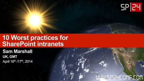 10 Worst Practices For Sharepoint Intranets Pdf