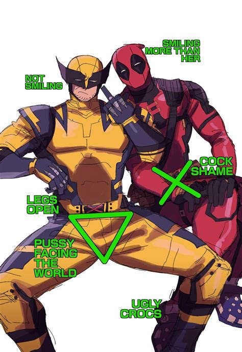 Deadpool And Wolverine Marvel And 4 More Drawn By Ppoooooolvrmm