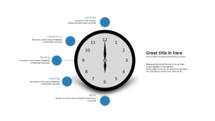 PowerPoint Infographic Clock Infographic Infographic Presentation Templates Diagrams From