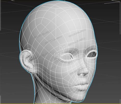 成熟美女模型 孩子 女模型库 模型下载 Cg模型网