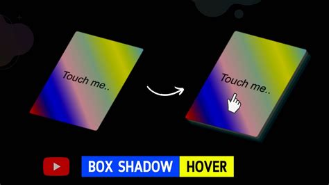 Box Shadow Hover Effect In Css At Lorena Perez Blog