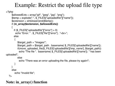 Ppt Php File Upload Powerpoint Presentation Free Download Id1681724