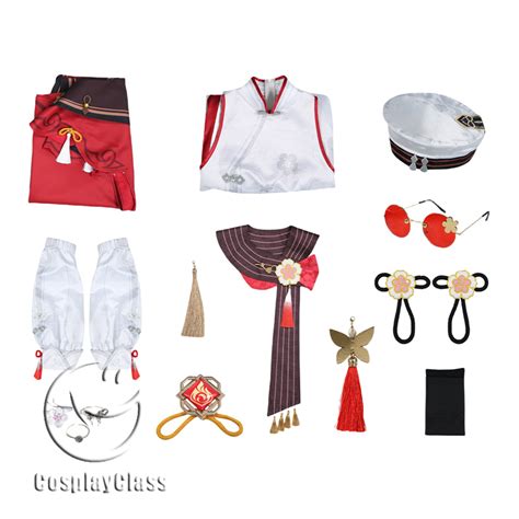 Genshin Impact Hutao Cosplay Costume Cosplayclass