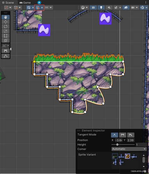 Unity：2d Spriteshapeunity Sprite Shape Csdn博客