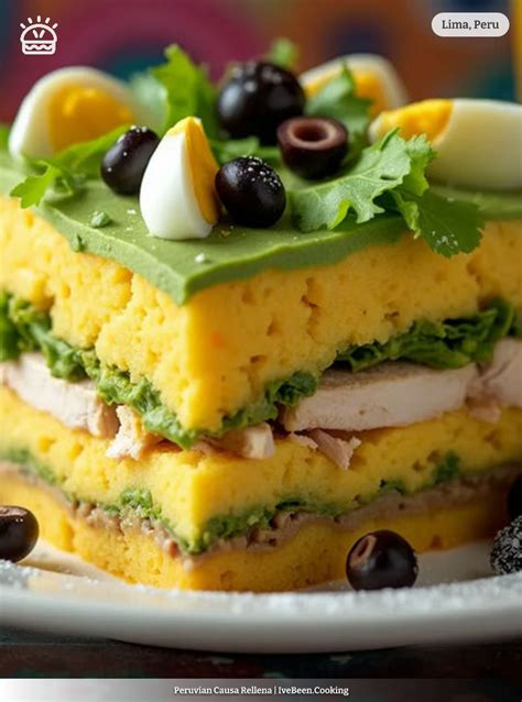 Peruvian Causa Rellena From Lima Peru In 2025 Peruvian Dishes How