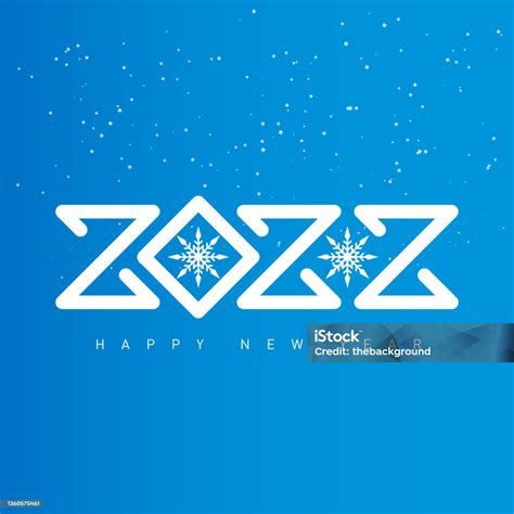 새해 인사말 카드 새해 복 많은 2022 벡터 배경 2022 년 달력 또는 비즈니스 일기를 소원으로 표지 브로셔 디자인 템플릿입니다 눈과 원래 비문이있는 인사말 카드