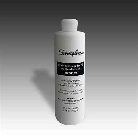 Swingline Shredmaster Synthetic Shredder Oil For All Shredders 16