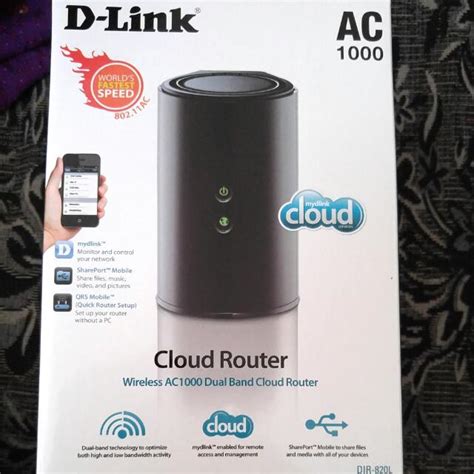 D Link DIR 820L Wireless AC1000 Dual Band Cloud Router Computers Tech Parts Accessories