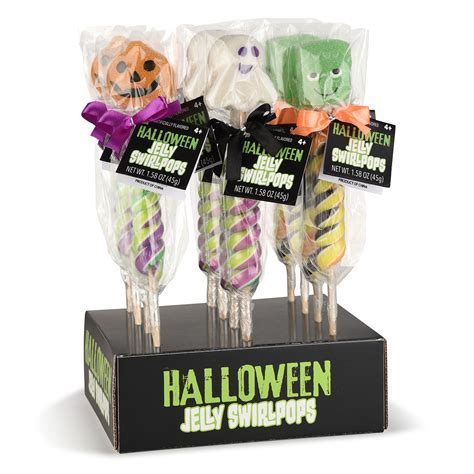Halloween Swirl Lollipops