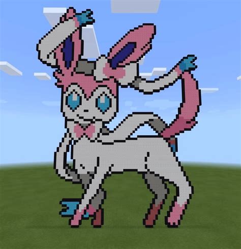I Built Sylveon In Minecraft Which Eeveelution Should I Do Next Scrolller